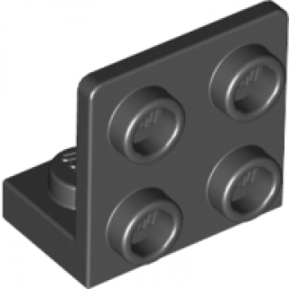 LEGO Bracket Inverted 1x2 - 2x2 BLACK (100 pcs) | BRICKshop - LEGO en ...