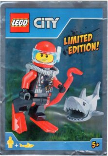 LEGO Scuba Diver and Shark (Polybag) | LEGO City | LEGO | BRICKshop ...