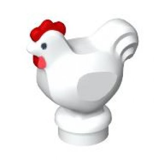 LEGO Chicken WHITE | BRICKshop - LEGO en DUPLO specialist