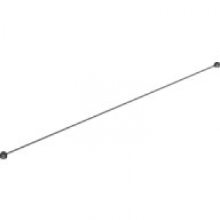 LEGO String with Knobs 40L ZWART (10 pcs) | BRICKshop - LEGO en DUPLO ...