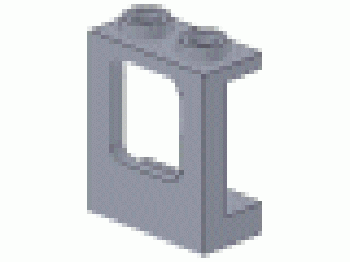 LEGO Raam 1x2x2 LICHTGRIJS (10 Stuks) | Ramen en Deuren | LEGO ...