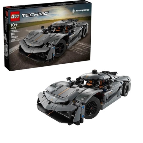 LEGO 42173 Koenigsegg Jesko Absolute Grey Hypercar | 5702017584072 ...
