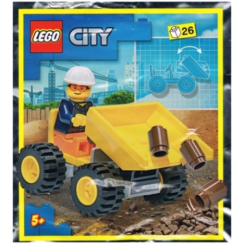 LEGO Construction Worker with Dump Truck (Polybag) | BRICKshop - LEGO ...