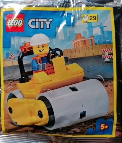 LEGO Construction Worker with Road Roller (Polybag) | BRICKshop - LEGO ...