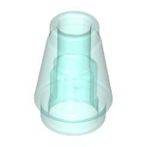 LEGO Cone 1x1 TRANS-LIGHT BLUE (100 pcs) | Bricks | LEGO Parts ...