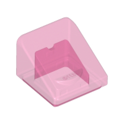 LEGO Slope 30 1x1 TRANS-DARKPINK (100 pcs) | BRICKshop - LEGO en DUPLO ...