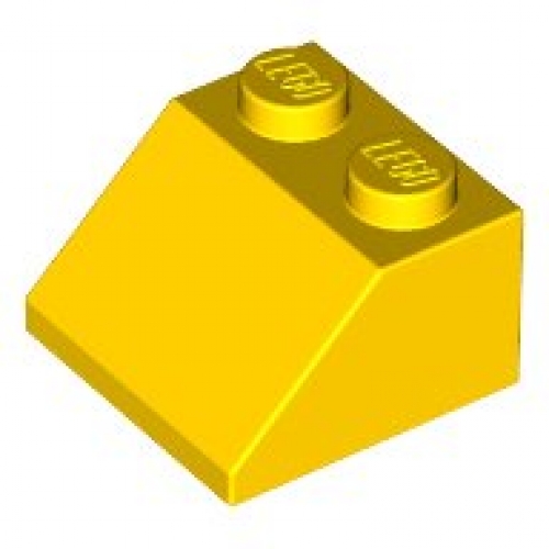 LEGO Slope 45 2x2 YELLOW (100 pcs) | BRICKshop - LEGO en DUPLO specialist