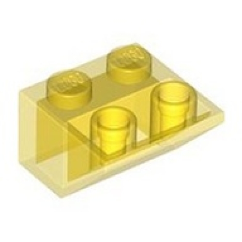 LEGO Slope 45 2x2 Inverted TRANS-YELLOW (100 pcs) | BRICKshop - LEGO en ...
