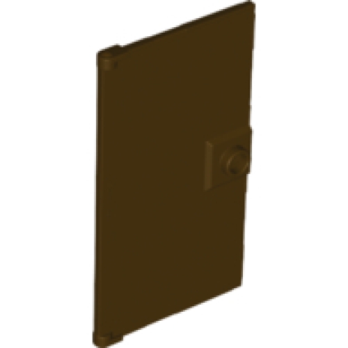 LEGO Door 1x4x6 with Stud Handle DARK BROWN (10 stuks) | Windows and ...