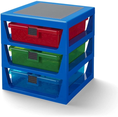 LEGO Iconic 3-Lades Opbergrek BLAUW | 5711938032098 | LEGO ...