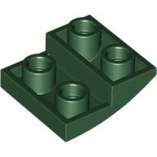 LEGO Slope 2x2 Curved Inverted DARK GREEN (100 pcs) | BRICKshop - LEGO ...