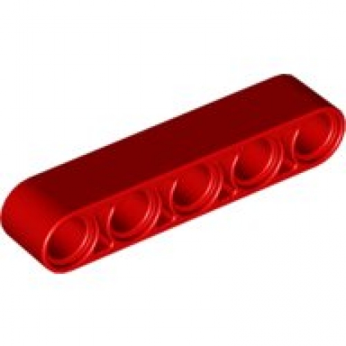 LEGO Liftarm 1x5 ROOD (100 stuks) | Techniek | LEGO Onderdelen ...