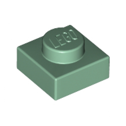 LEGO Plate 1x1 SAND GREEN (100 pcs) | Plates | LEGO Parts | BRICKshop ...
