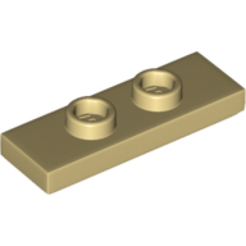 LEGO Plate 1x3 with 2 Studs TAN (100 pcs) | BRICKshop - LEGO en DUPLO ...