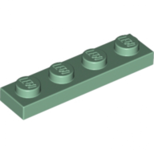 LEGO Plate 1x4 SAND GREEN (100 pcs) | Plates | LEGO Parts | BRICKshop ...