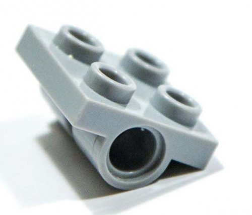 LEGO Plate 2x2 with Double Pin Holder LIGHT GRAY (10 pcs) | BRICKshop ...
