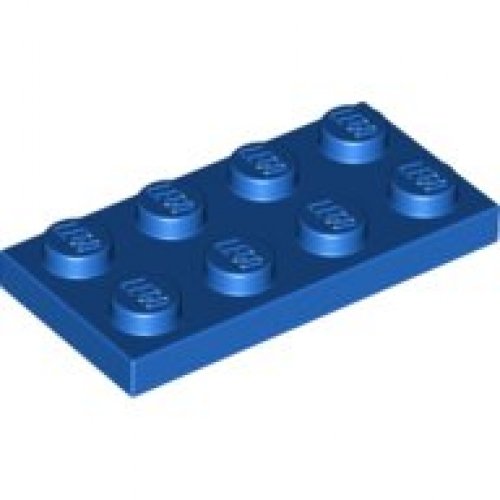 LEGO Plaat 2x4 BLAUW (100 stuks) | Platen | LEGO Onderdelen | BRICKshop ...