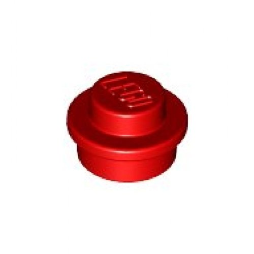 LEGO Plate Round 1x1 RED (100 pcs) | BRICKshop - LEGO en DUPLO specialist