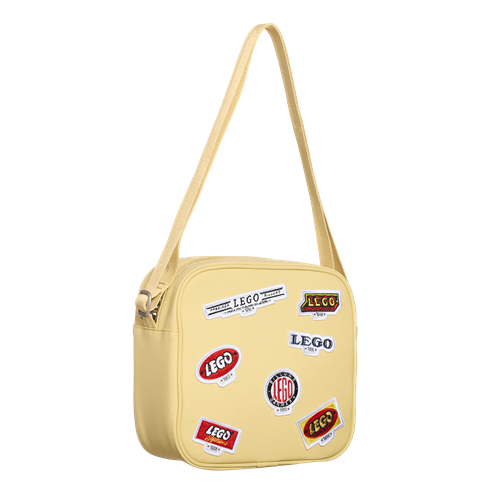 LEGO Schoudertas Retro Logo LICHTGEEL | 757894518950 | LEGO Bags ...