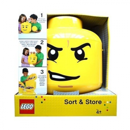 LEGO Sort & Store Angry Face | 9344914003032 | LEGO Hebbedingetjes ...
