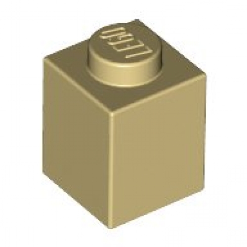 LEGO Brick 1x1 TAN (100 pcs) | BRICKshop - LEGO en DUPLO specialist