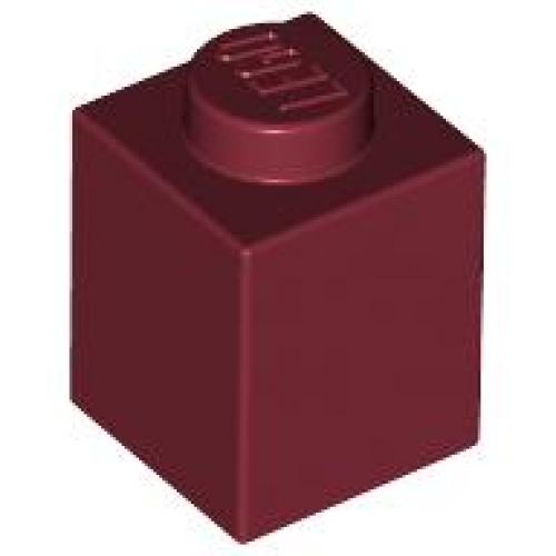 LEGO Brick 1x1 DARK RED (100 pcs) | BRICKshop - LEGO en DUPLO specialist