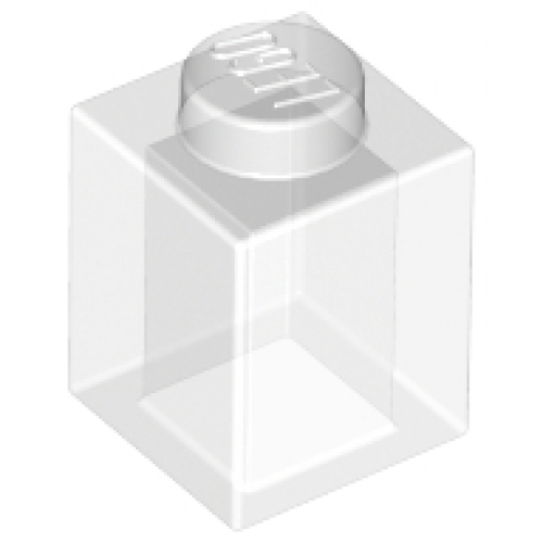 LEGO Brick 1x1 TRANS-CLEAR (100 pcs) | BRICKshop - LEGO en DUPLO specialist