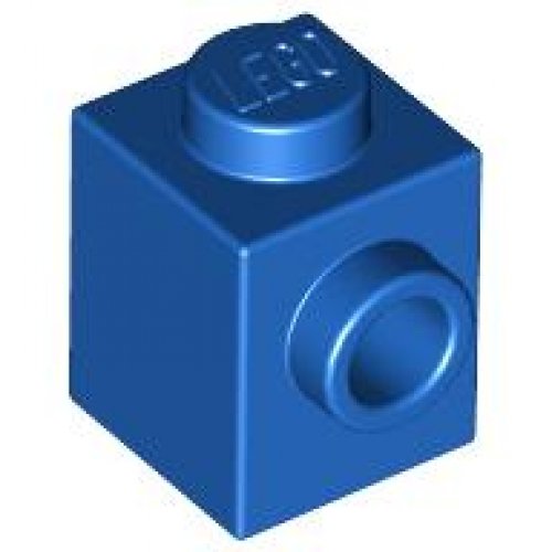 LEGO BRICK 1x1 with Stud on 1 Side BLUE (100 pcs) | BRICKshop - LEGO en ...