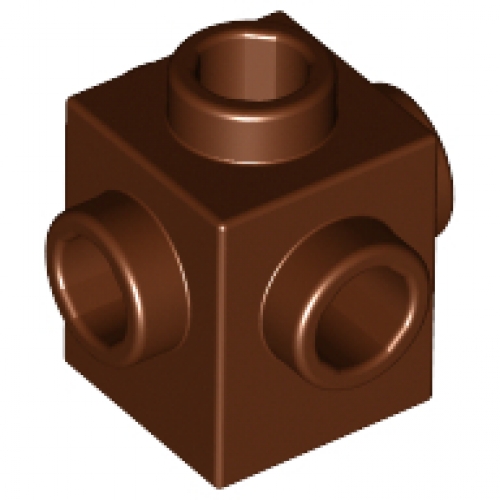 LEGO Brick 1x1 with 4 studs BROWN (100 pcs) | BRICKshop - LEGO en DUPLO ...
