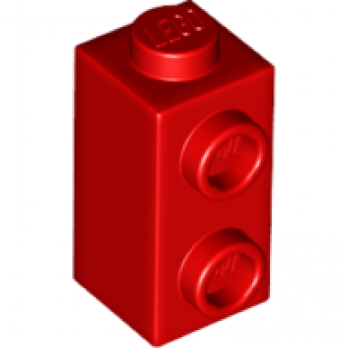 LEGO Brick 1x1x1 with 2 Studs 1 Side RED (100 pcs) | BRICKshop - LEGO ...