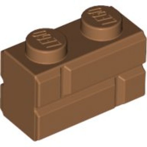 LEGO Brick 1x2 with Masonry Profile NOUGAT (100 pcs) | Bricks | LEGO Parts | BRICKshop - LEGO en ...