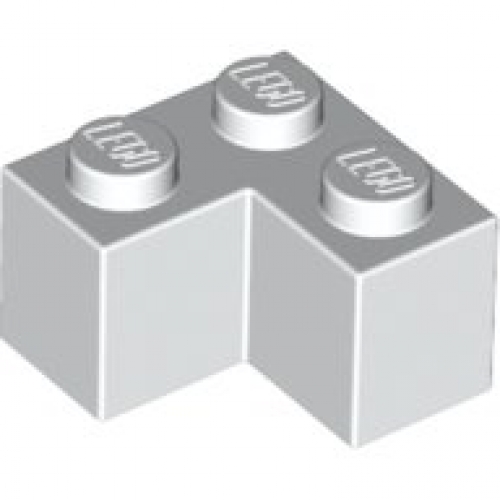 LEGO Brick 2x2 Corner WHITE (100 pcs) | BRICKshop - LEGO en DUPLO ...