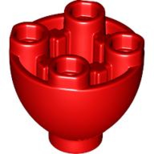 LEGO Brick 2x2 Round Dome Bottom RED (100 pcs) | BRICKshop - LEGO en ...