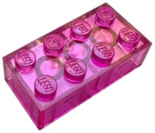 LEGO Brick 2x4 TRANS DARK PINK (10 pcs) | Bricks | LEGO Parts ...
