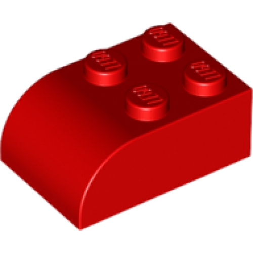 LEGO Brick 3x2x1 Curved Slope RED (100 pcs) | BRICKshop - LEGO en DUPLO ...
