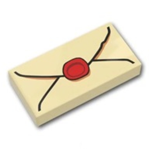 LEGO Tile 1x2 Envelope TAN (10 pcs) | Tiles | LEGO Parts | BRICKshop ...