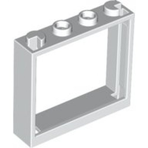 LEGO Window Frame 1 x 4 x 3 WHITE (100 pcs) | BRICKshop - LEGO en DUPLO ...
